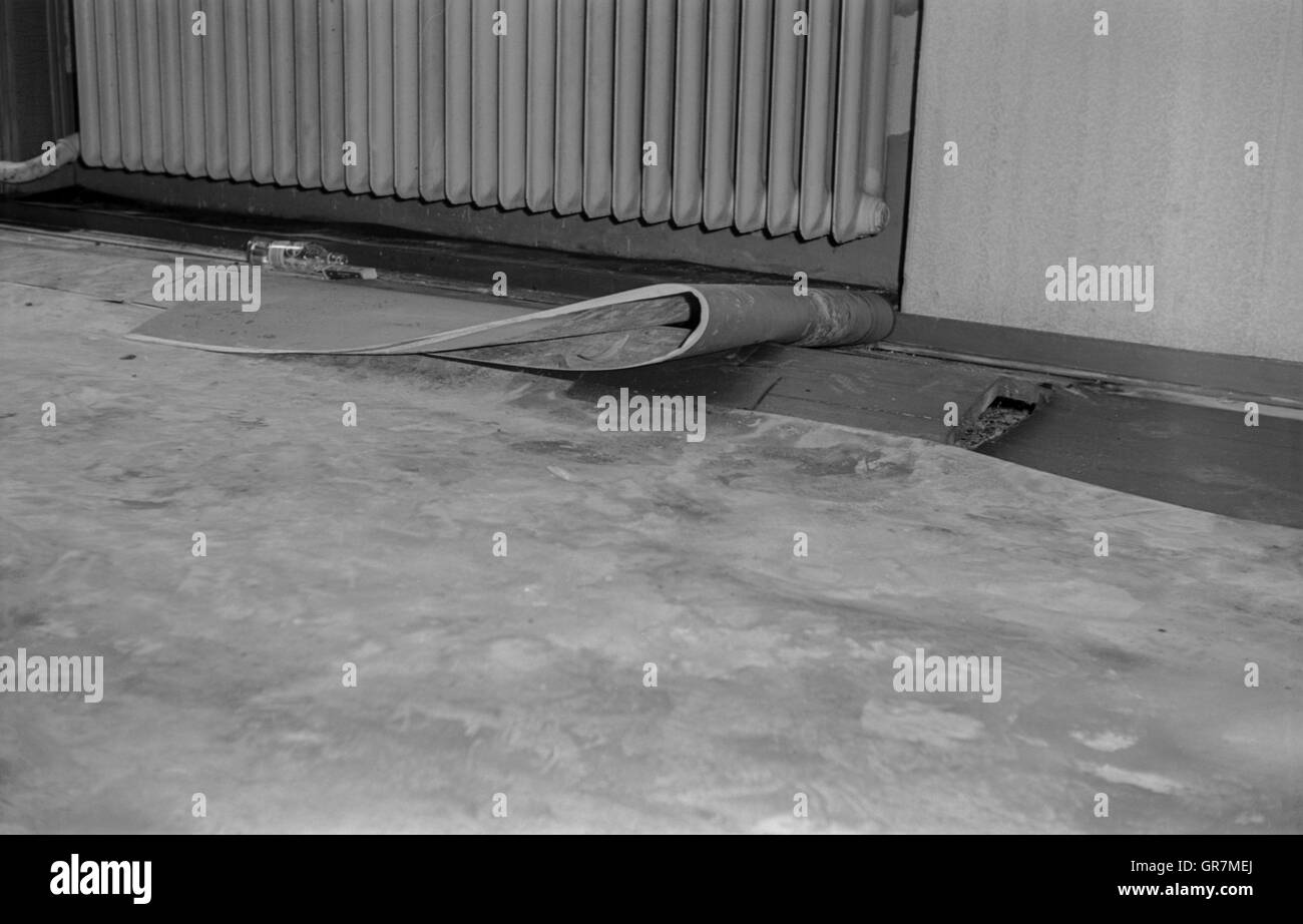 Water house damage Black and White Stock Photos & Images - Alamy