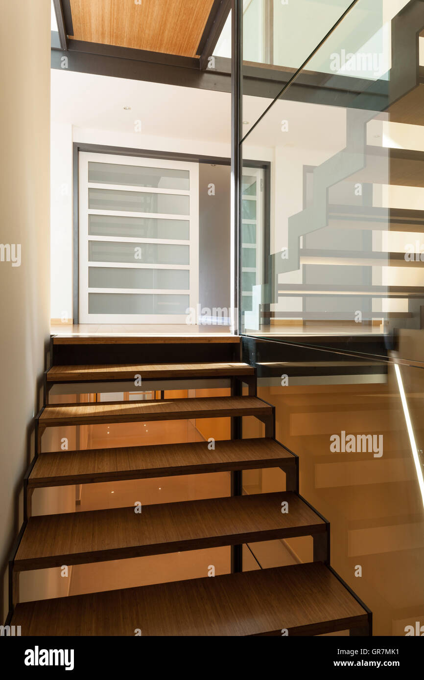 interior of a modern building, stairs view Stock Photo - Alamy