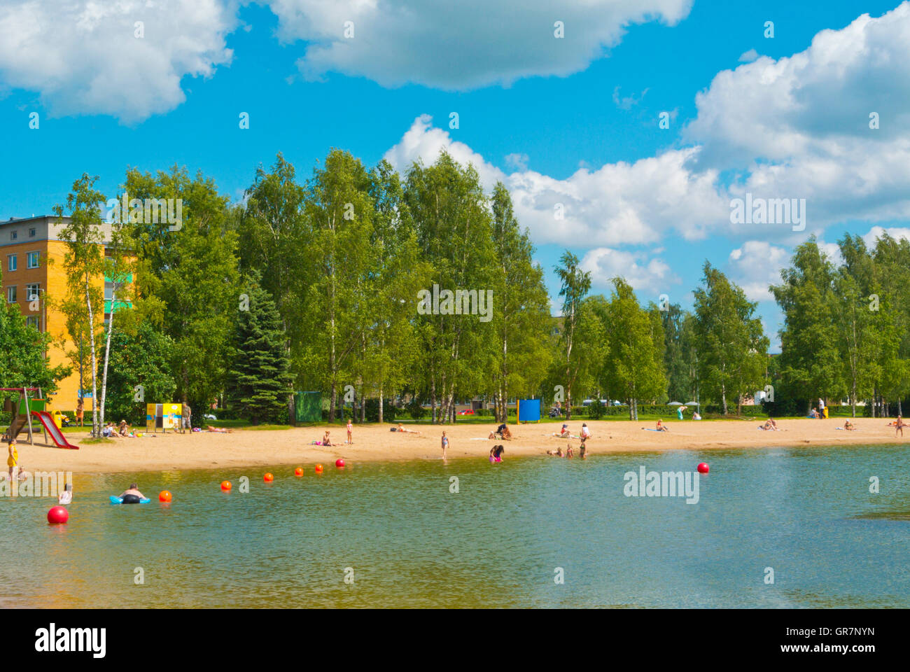 Anne kanali ujula, beach, at Anne kanal, artificial lake, Annelinn ...