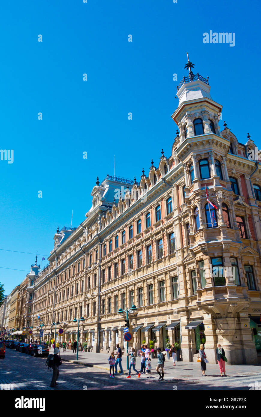 Pohjoisesplanadi, the Esplanade, Helsinki, Finland Stock Photo - Alamy