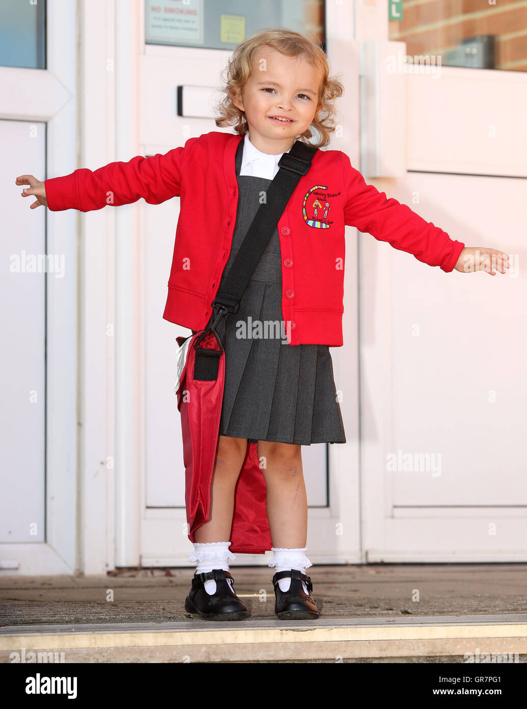 Four year old Emily Norris from Norwich at Costessey Infants school as ...