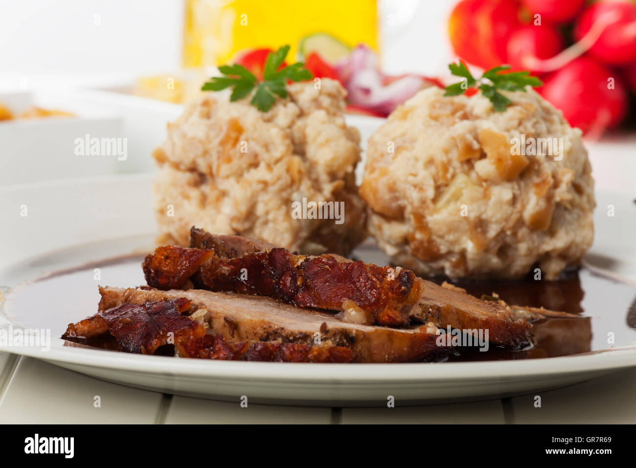 Portion german grilled pork hi-res stock photography and images - Alamy