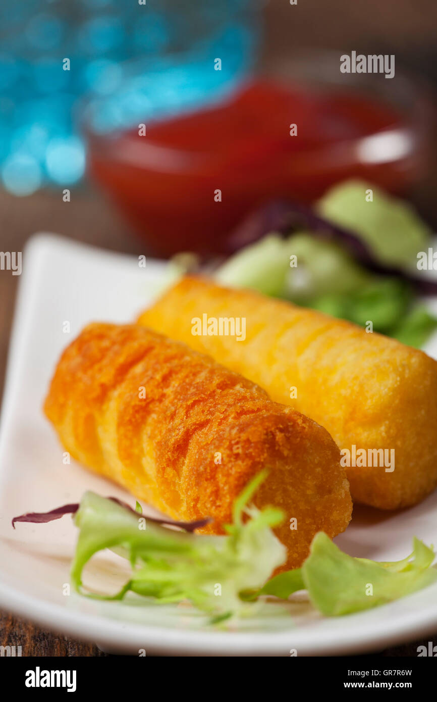 Baked Croquettes Made Of Potato Stock Photo - Alamy