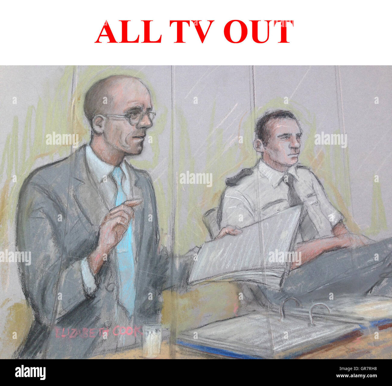 ALL TV OUT Court artist sketch by Elizabeth Cook of Christopher ...