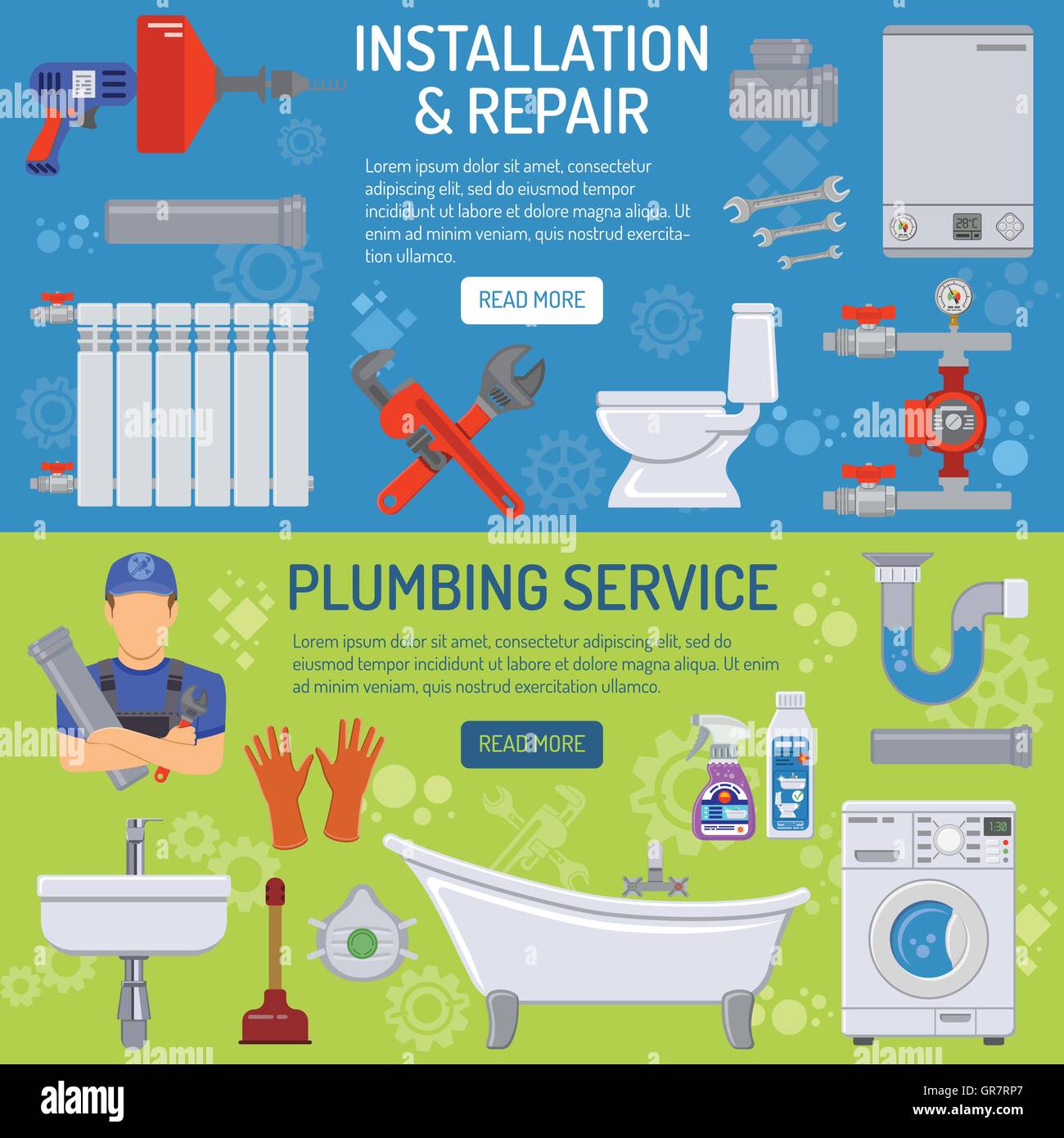 Pipe banners hi-res stock photography and images - Alamy