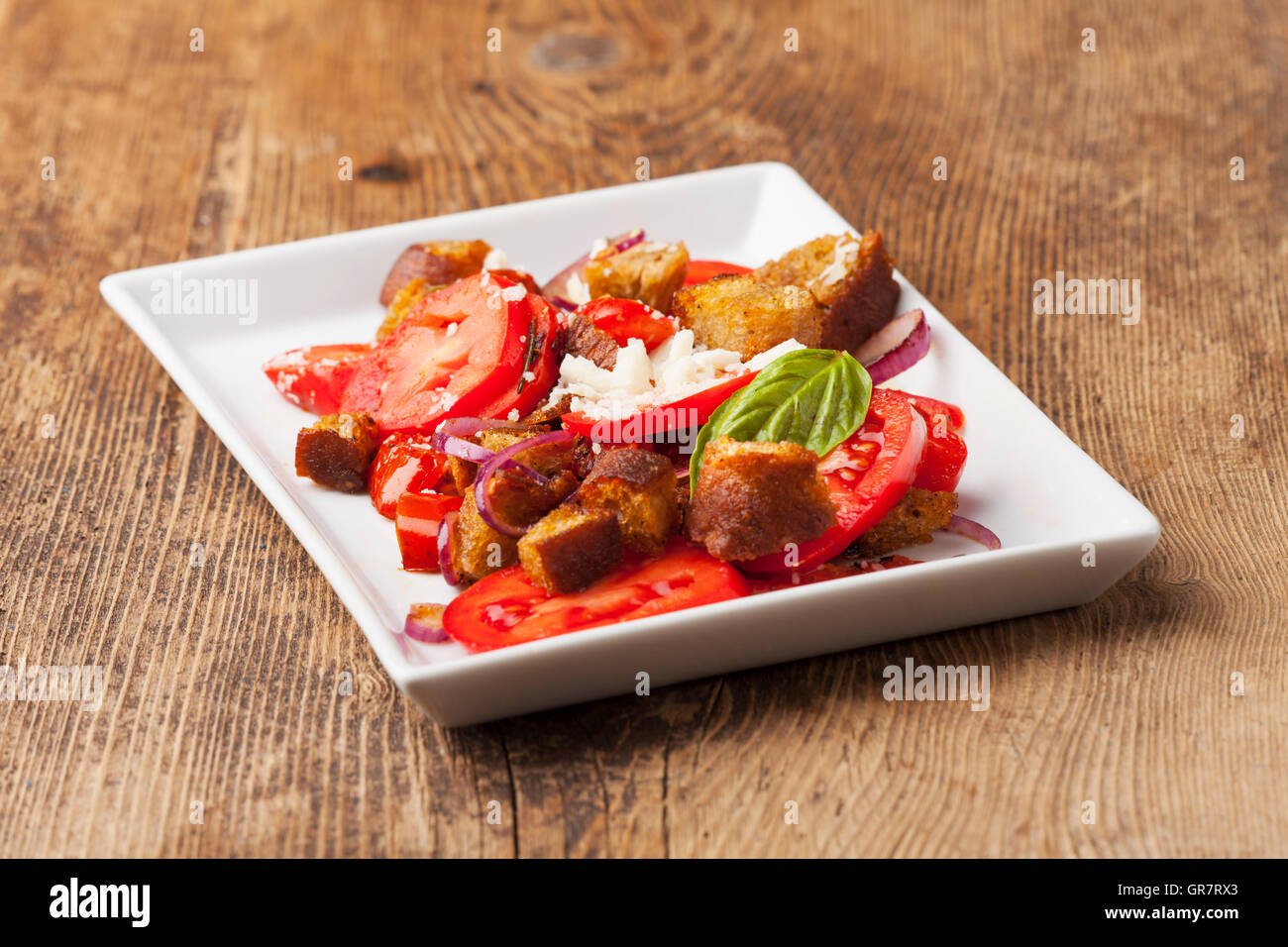 Italian panzanella bread salad hi-res stock photography and images - Alamy