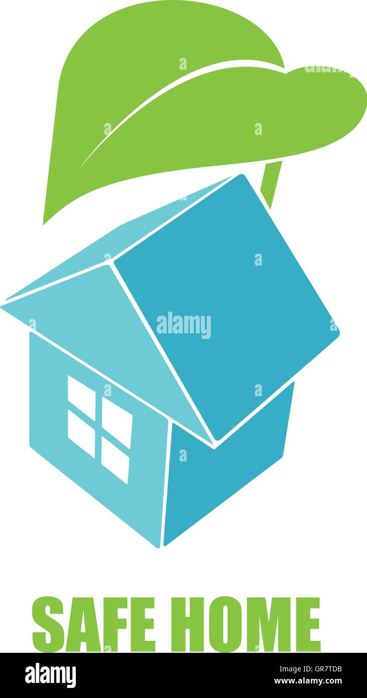 Safe at home Stock Vector Images - Alamy