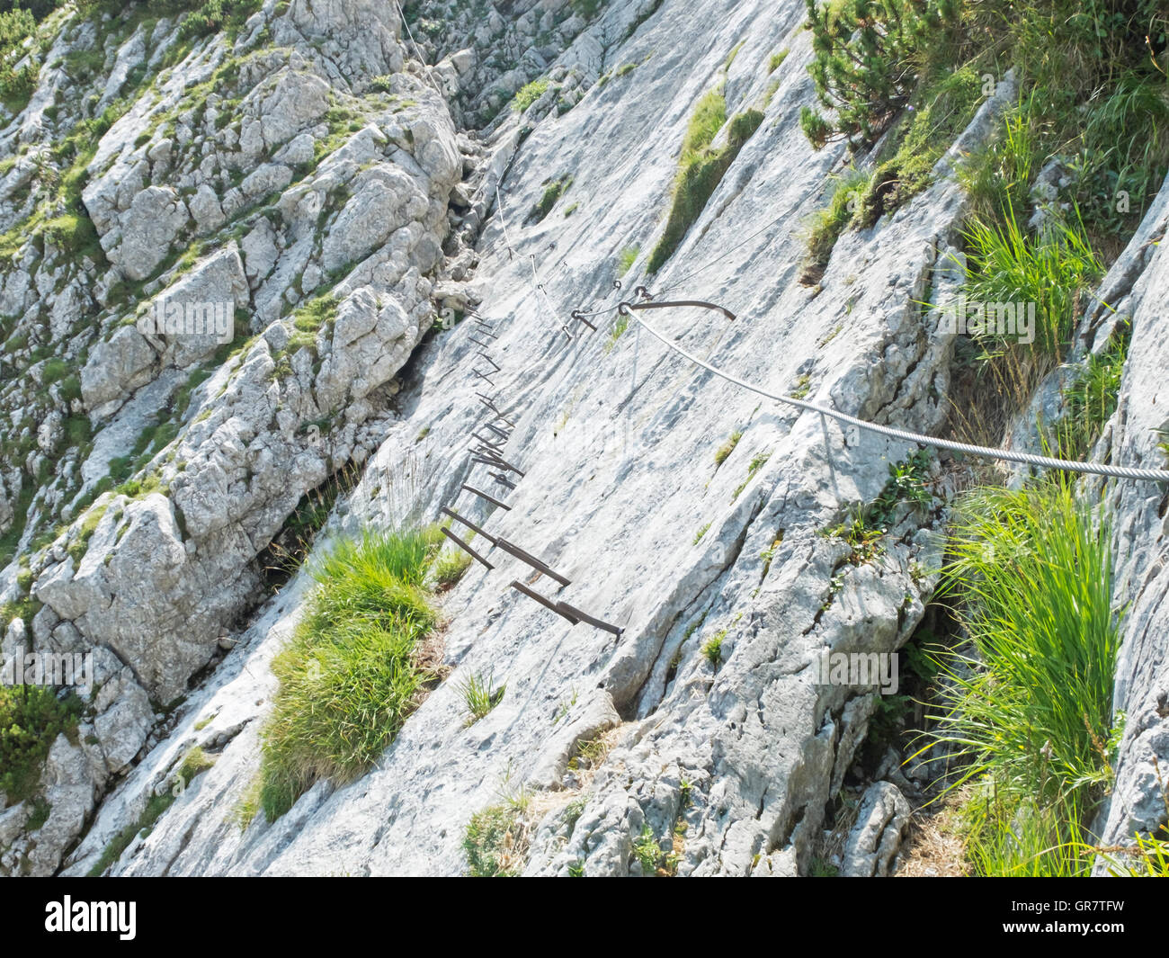 Via ferrata route hi-res stock photography and images - Alamy