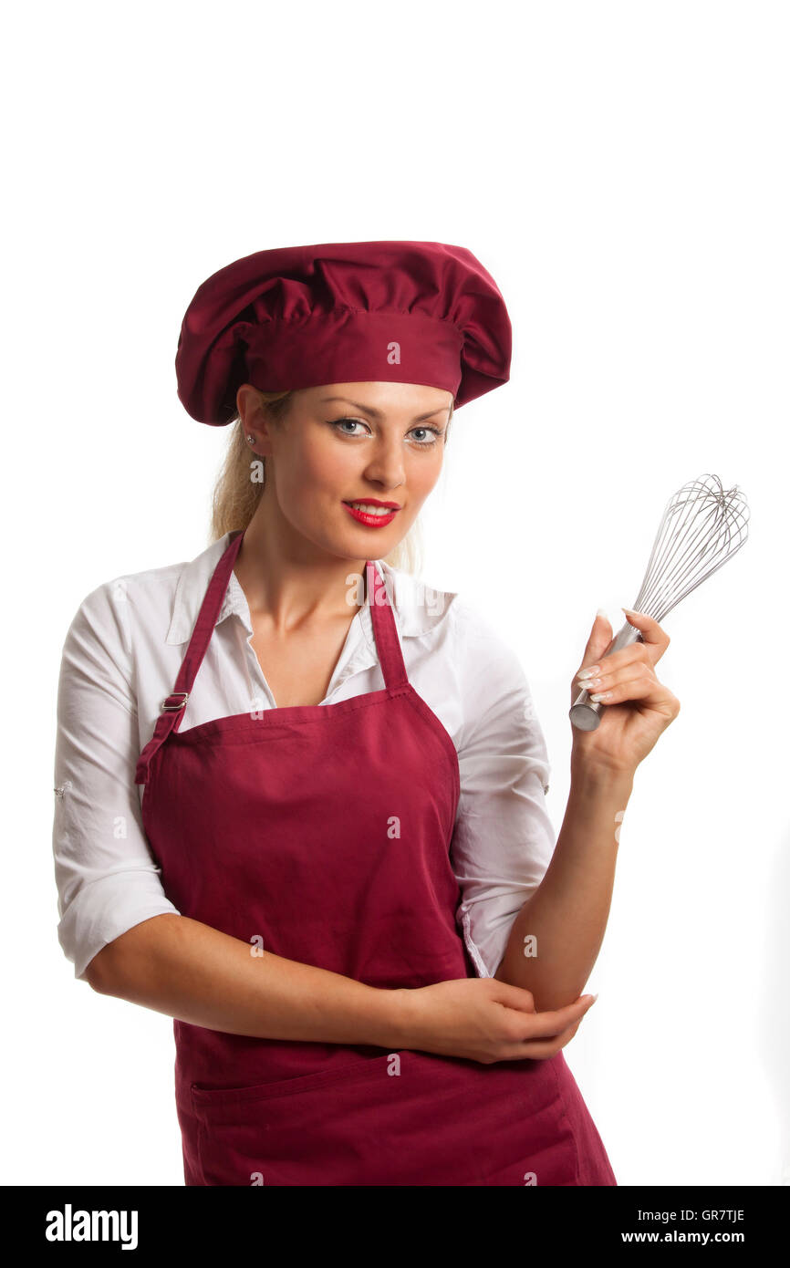 Chef With A Beater Stock Photo - Alamy