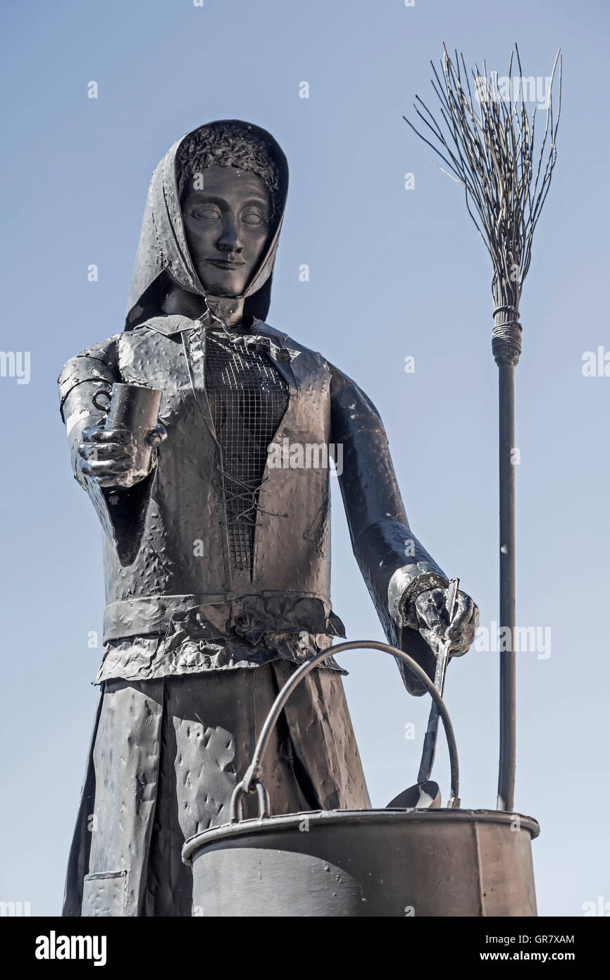 Monument In Triora, The Mountain Village Of Witches Stock Photo - Alamy