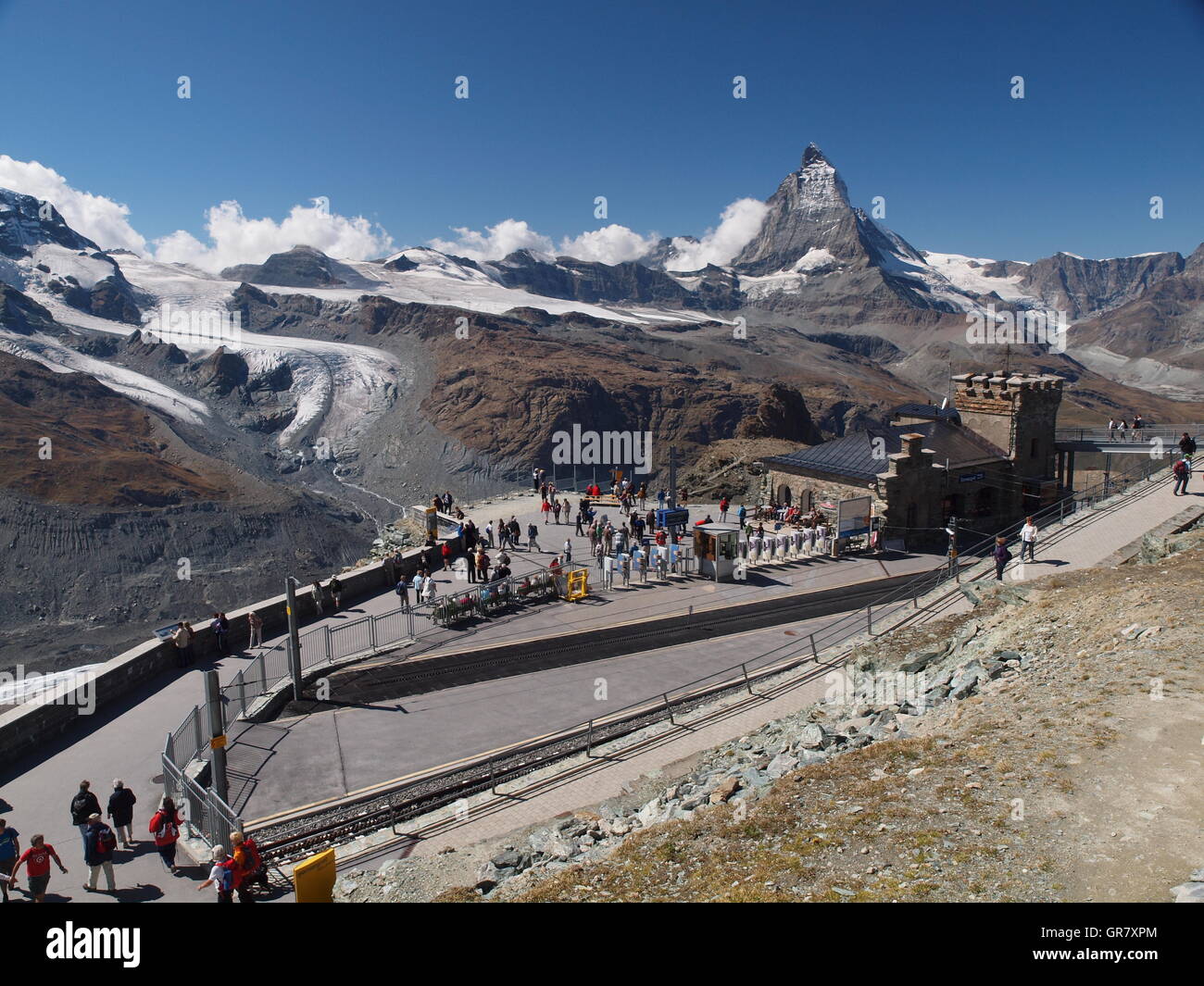 Gornergrat And The Matterhorn Stock Photo - Alamy