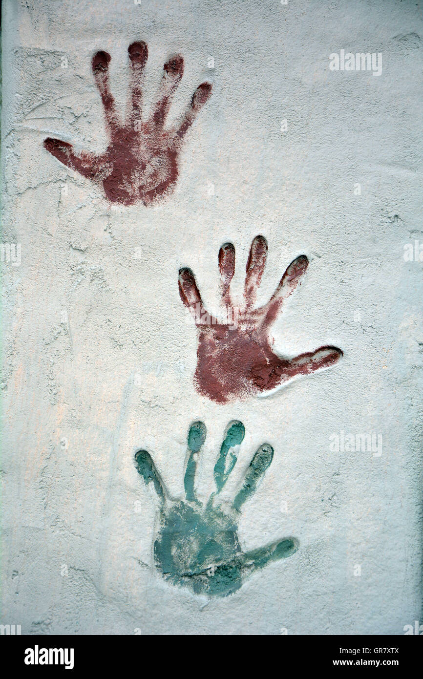 Colorful hands vector hi-res stock photography and images - Alamy