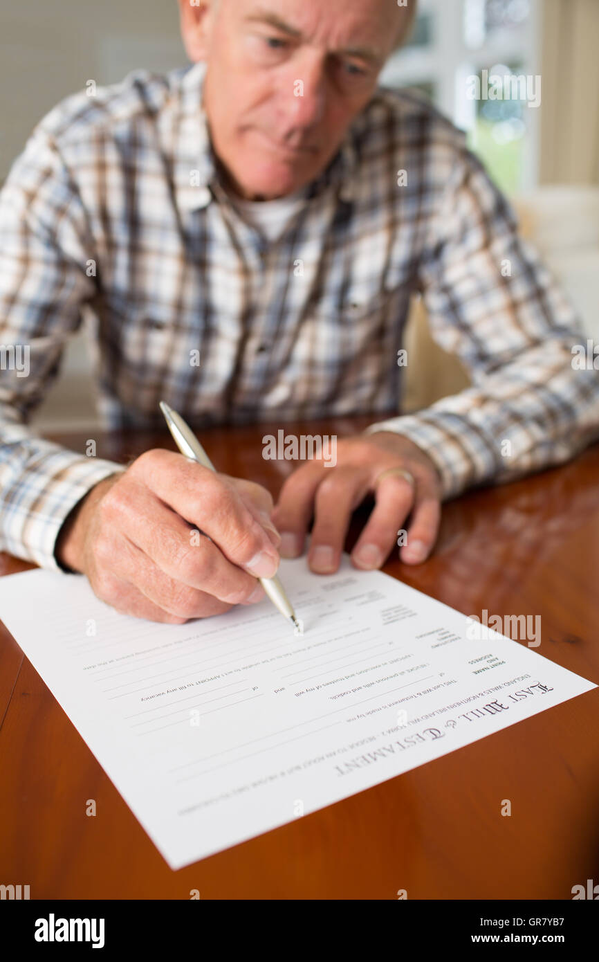 Last will and testament hi-res stock photography and images - Alamy