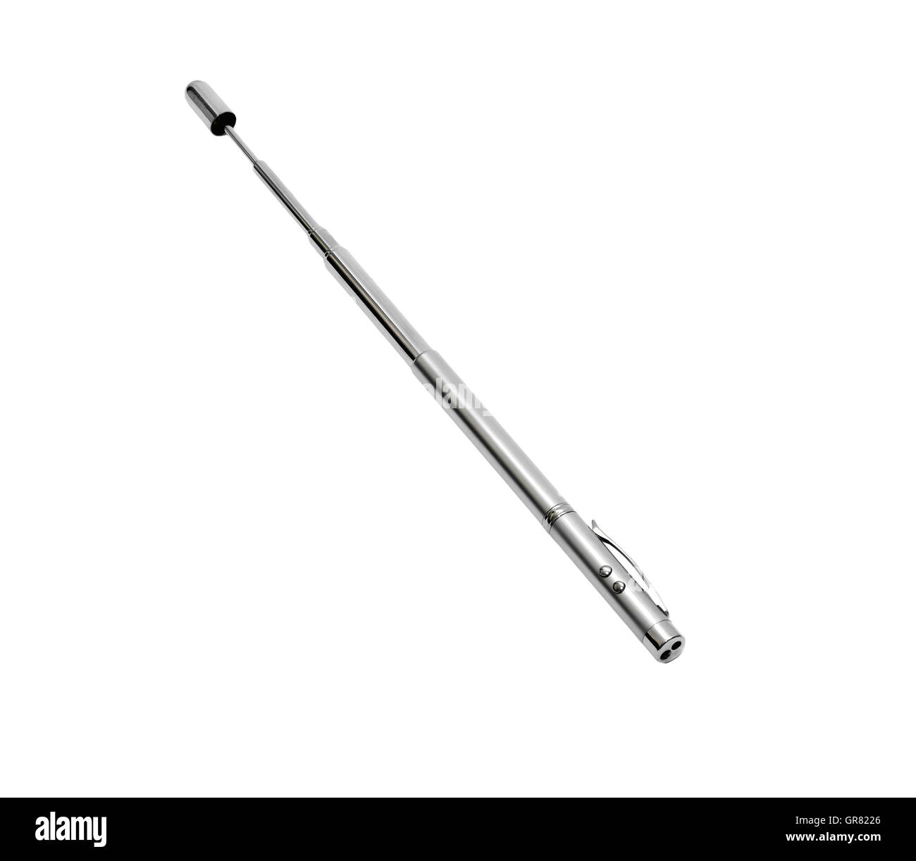 Laser Pointer With Antenna. Isolated on white background with clipping ...