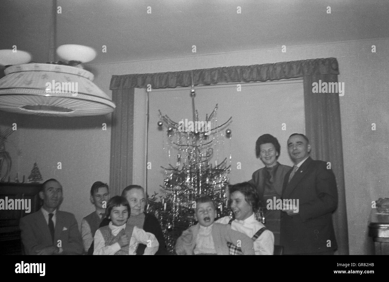 Family Group 1965 Stock Photo - Alamy