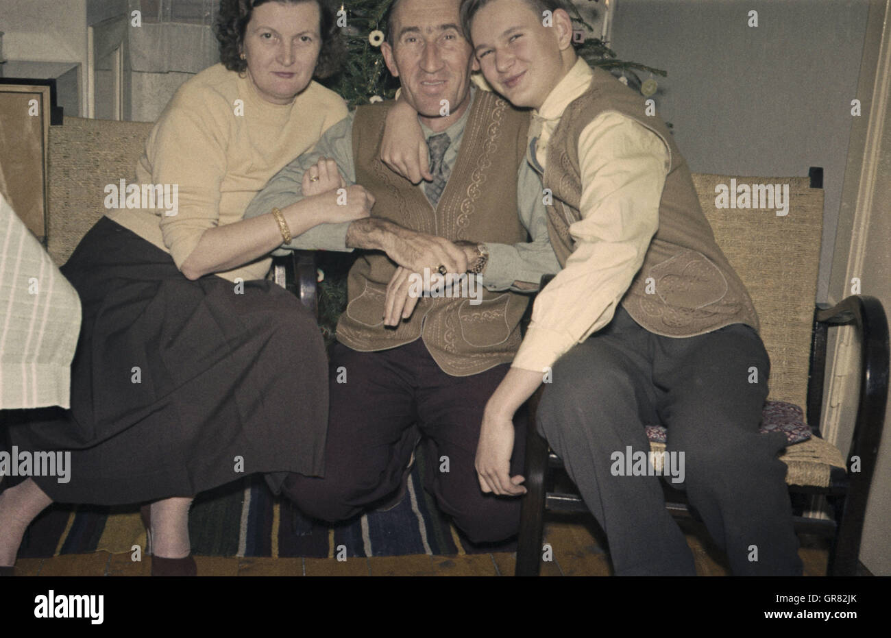 Family Group 1964 Stock Photo - Alamy
