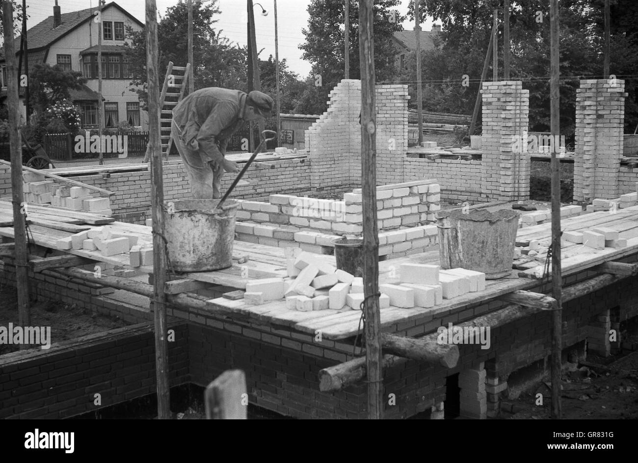Home mason Black and White Stock Photos & Images - Alamy