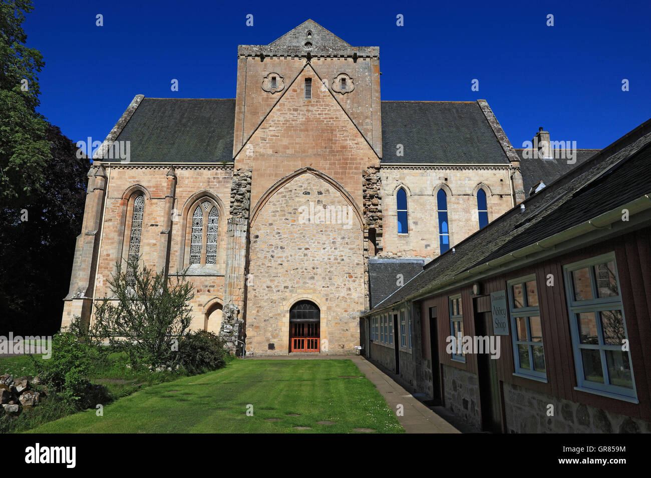 Scotland, highlands, monastery of Pluscarden Abbey, Benedictine's ...