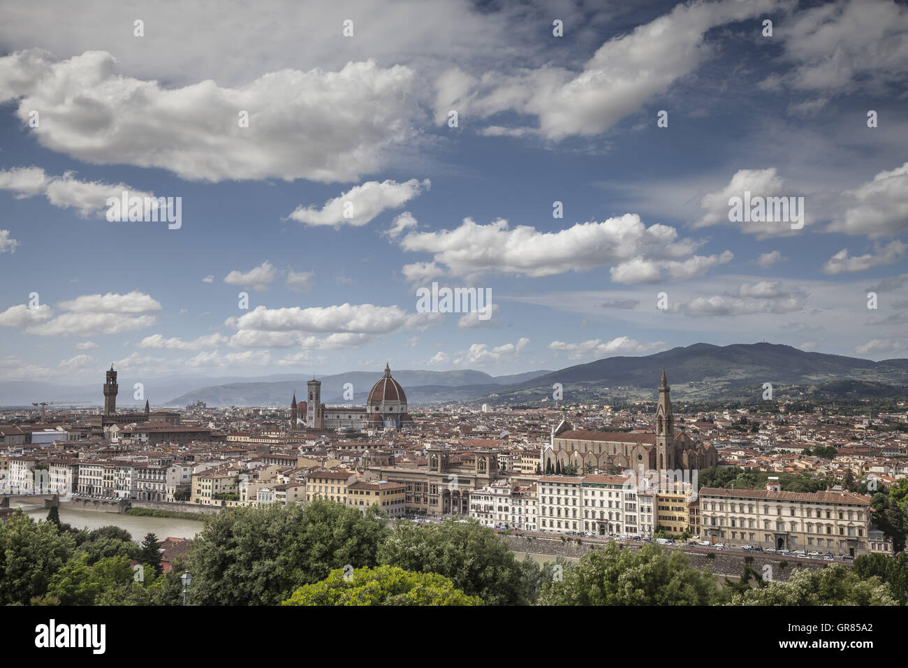 Florence, Panoramic View, Tuscany, Italy Stock Photo - Alamy