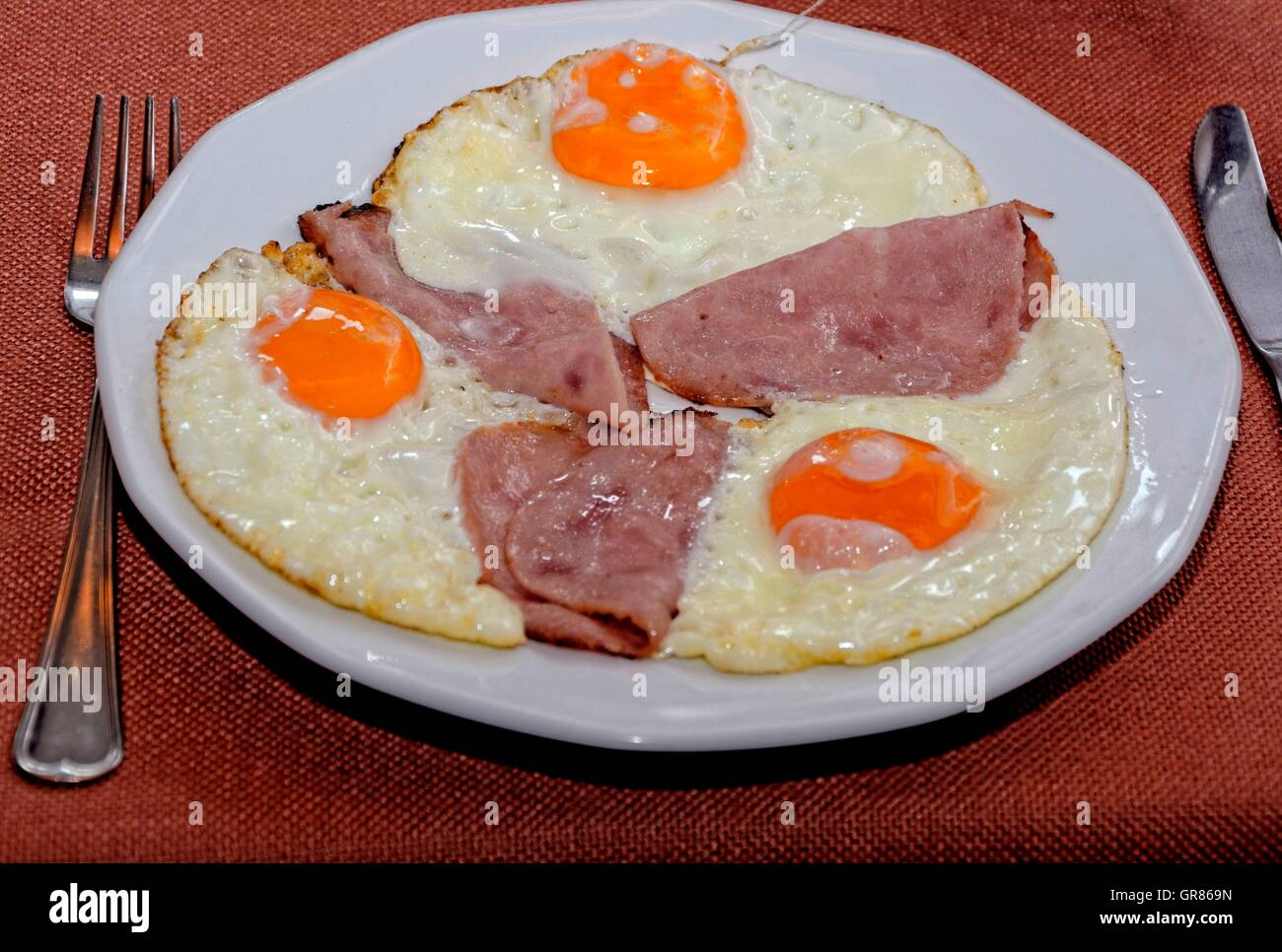 Boiled eggs and ham hi-res stock photography and images - Alamy