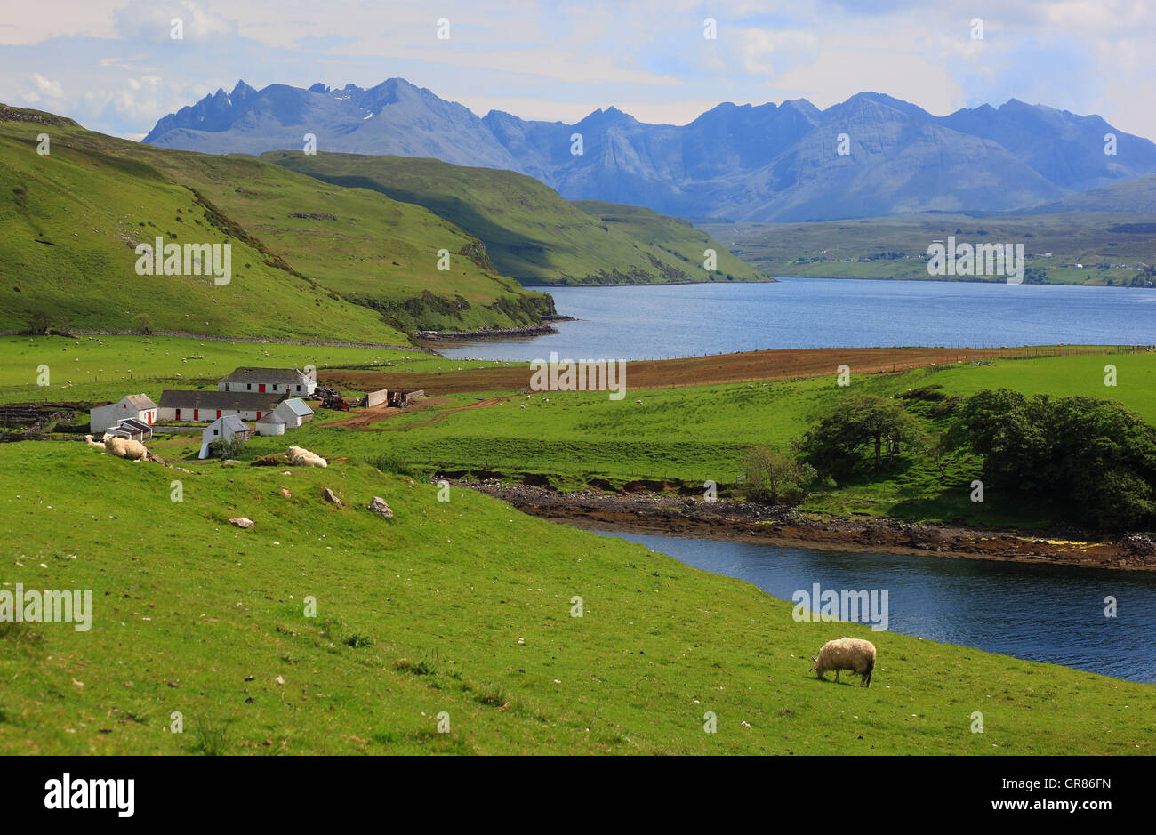 Scotland, the Inner Hebrides, Isle of Skye, Duirinish peninsula ...