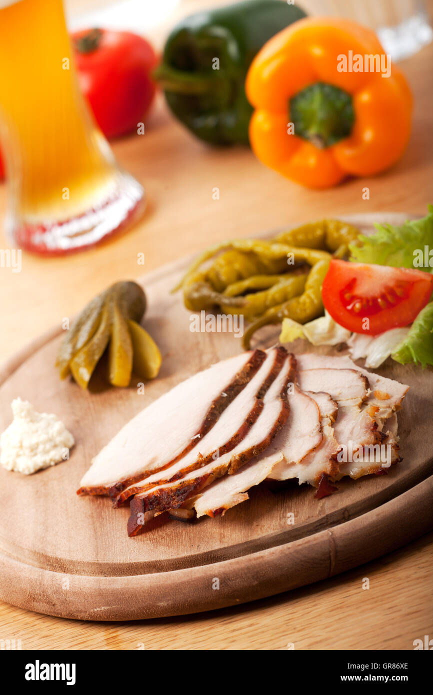 Cold Roasted Pork Stock Photo - Alamy