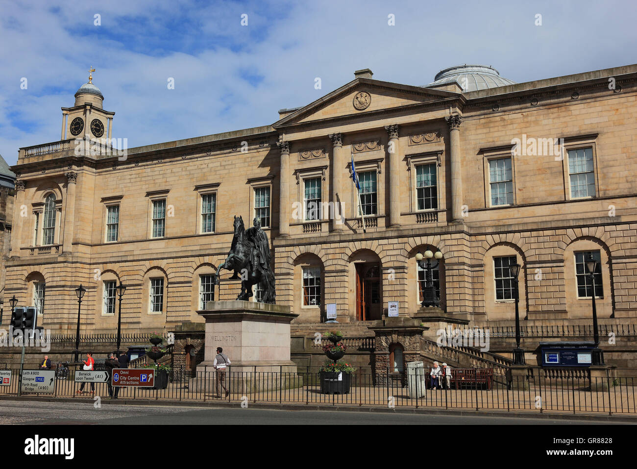 Scotland, Edinburgh, general register House in the Princes Street ...