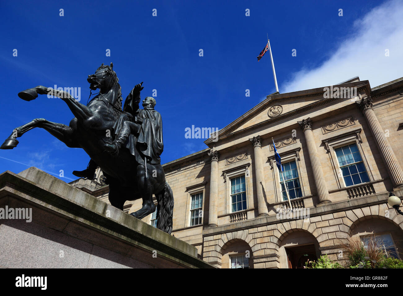 Scotland, Edinburgh, general register House in the Princes Street ...