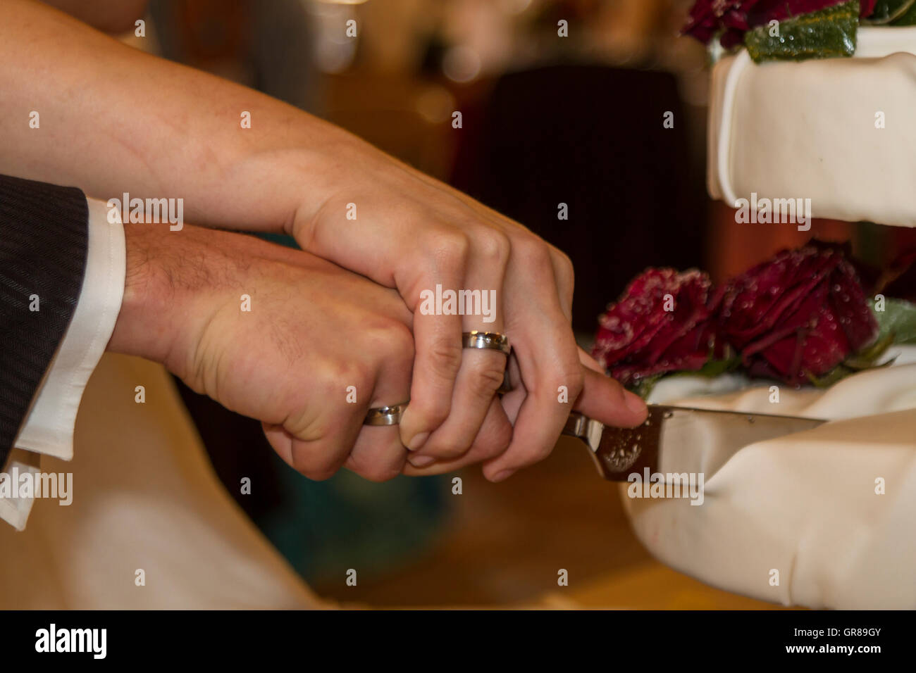 The Cutting Off Of The Magnificent Wedding Cake,Is For Each Couple And ...