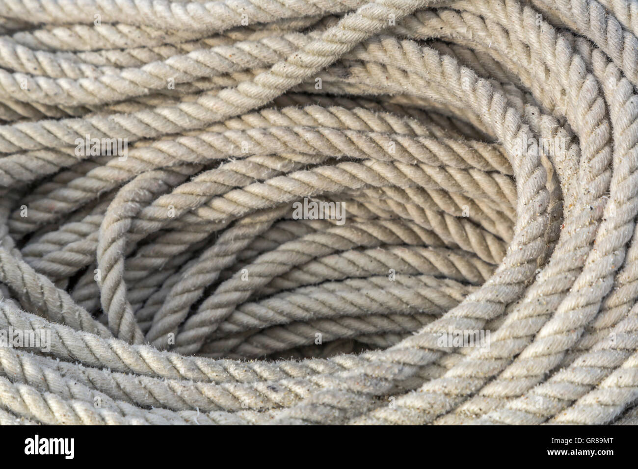 Hemp rope coiled hi-res stock photography and images - Alamy