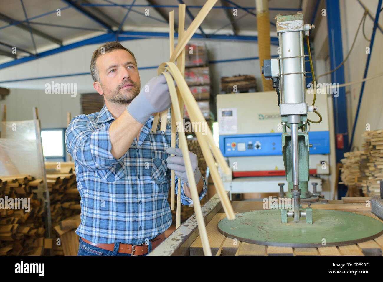 making paper roll Stock Photo - Alamy