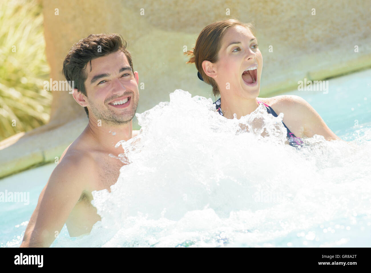 Jacuzzi couple hi-res stock photography and images - Alamy