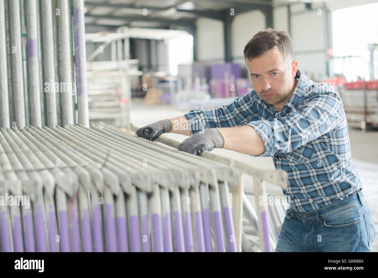 worker at work Stock Photo - Alamy