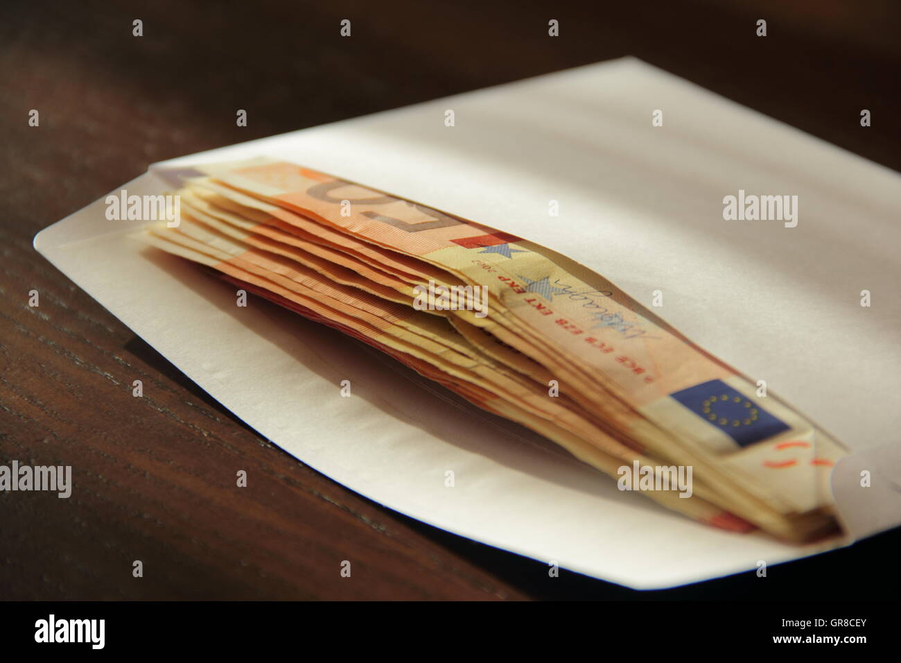 Money In Letter Stock Photo - Alamy