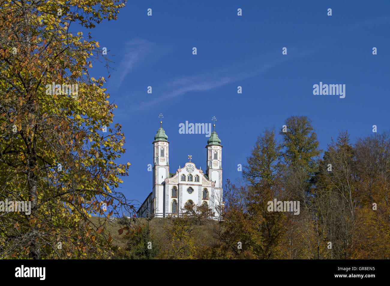 Calvary Church In Bad Tolz Stock Photo - Alamy