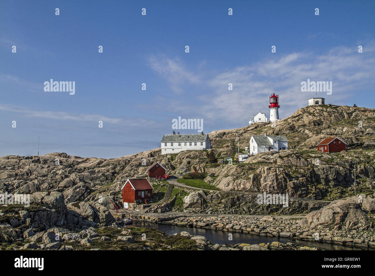 Lindesnes Is The Oldest And Southernmost Lighthouse In Norway Stock ...