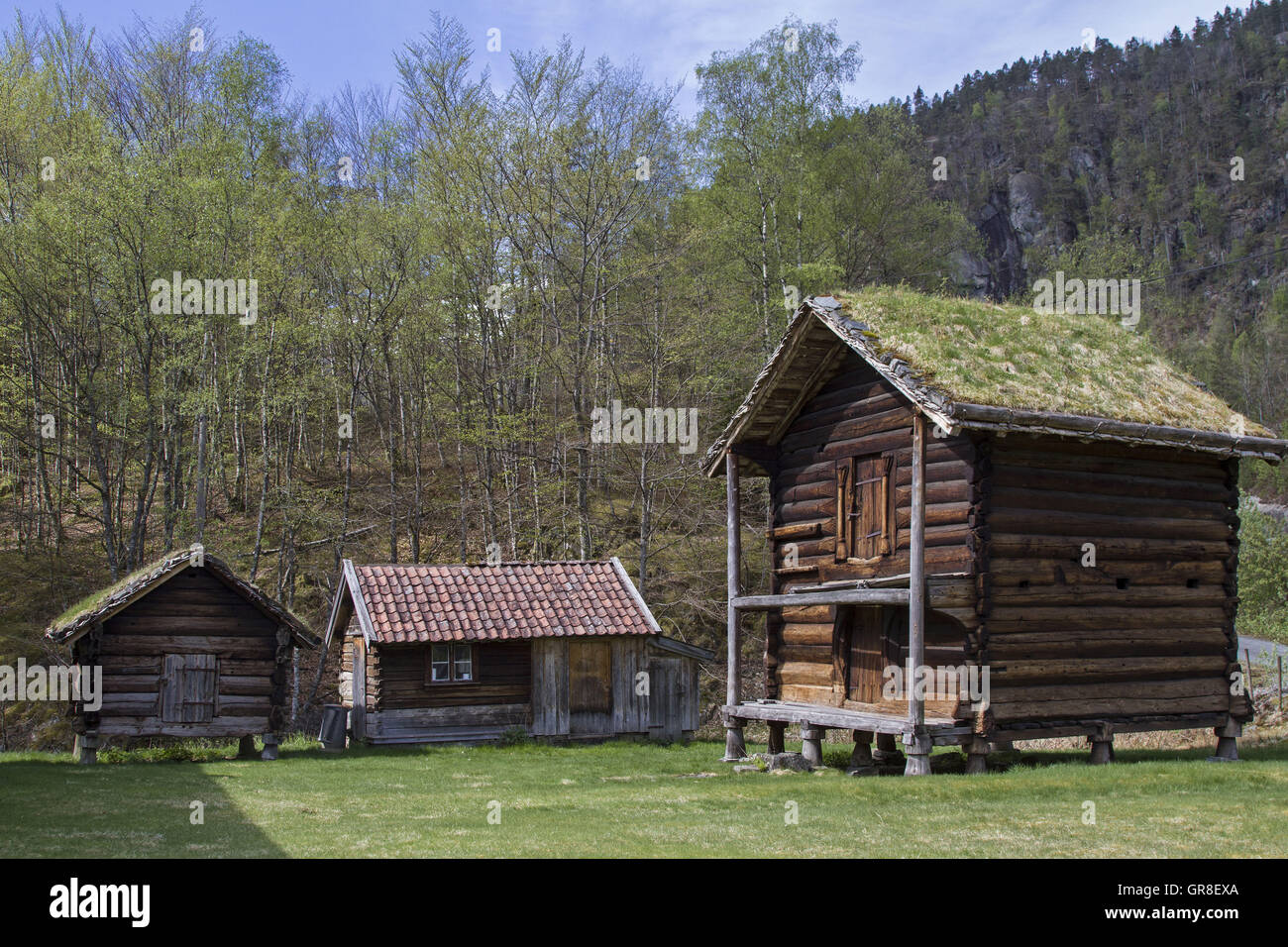 Stabbur In Norway Stock Photo - Alamy