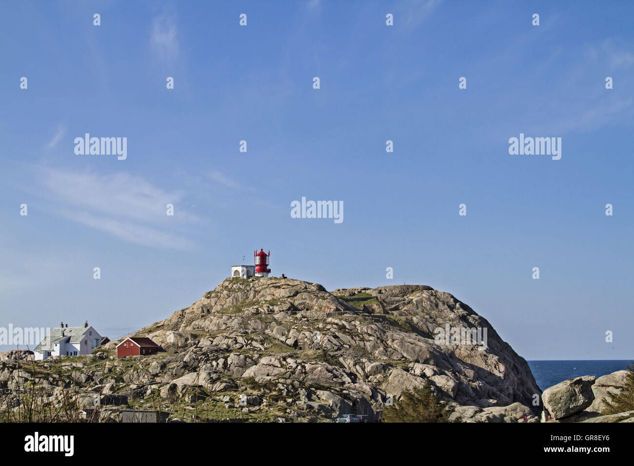 Lindesnes Is The Oldest And Southernmost Lighthouse In Norway Stock ...