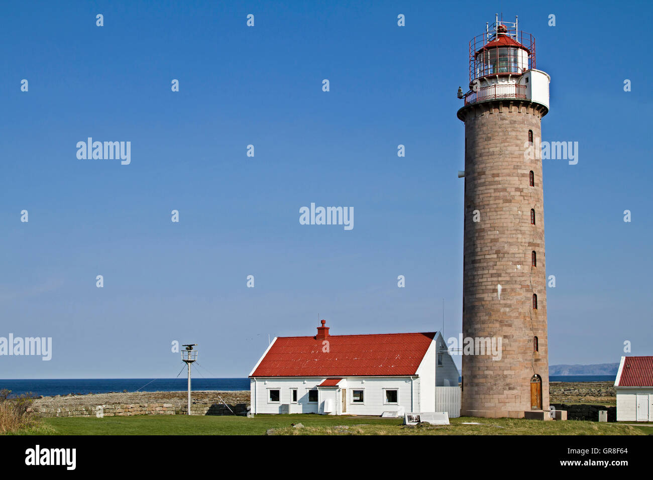 The 28 M High Lighthouse Lista Lighthouse Is The Symbol Of The Small ...
