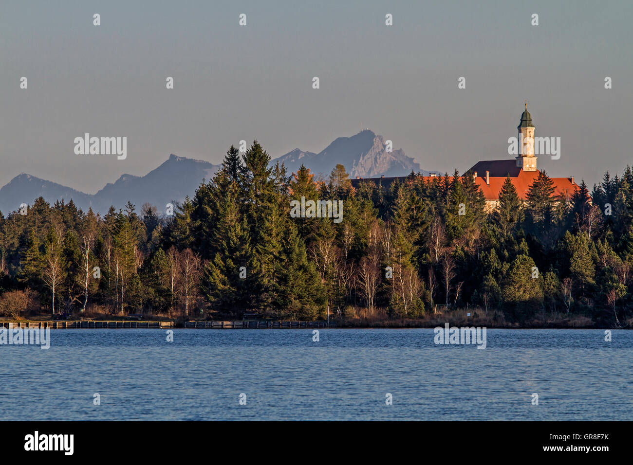 Monastery Reutberg In Sachsenkam Stock Photo - Alamy