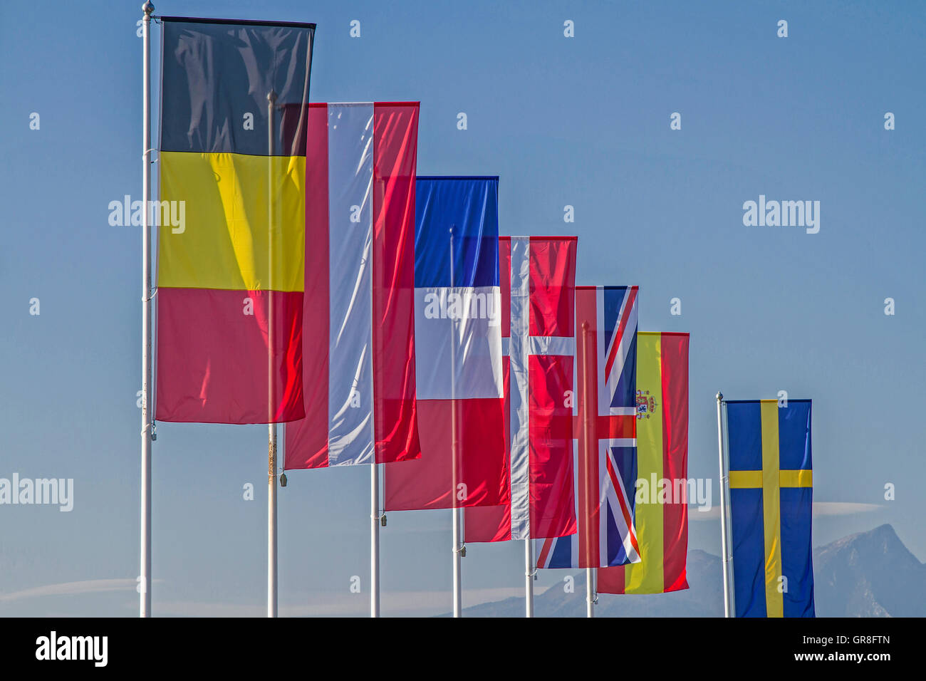 Flags of different hi-res stock photography and images - Alamy