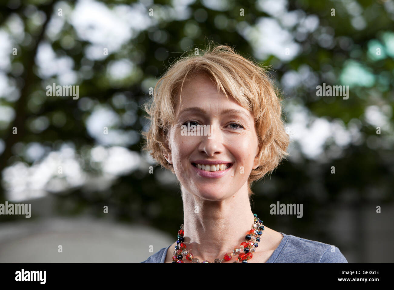 Bee Rowlatt, the British writer and journalist, at the Edinburgh ...