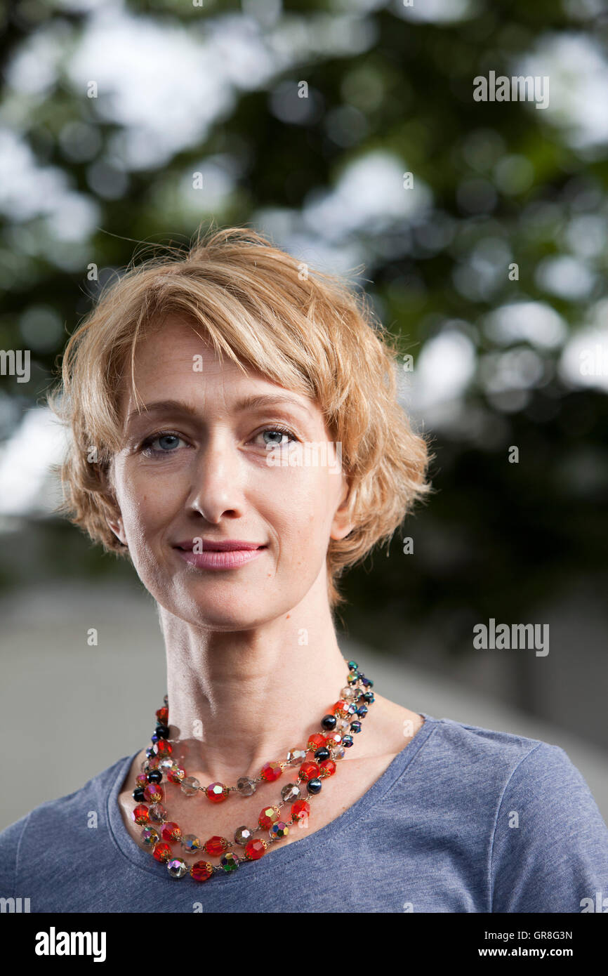 Bee Rowlatt, the British writer and journalist, at the Edinburgh ...