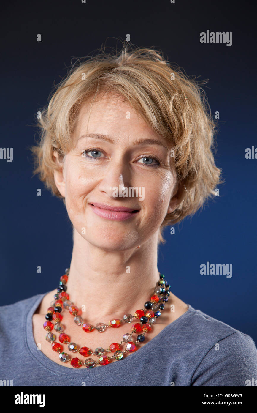 Bee Rowlatt, the British writer and journalist, at the Edinburgh ...