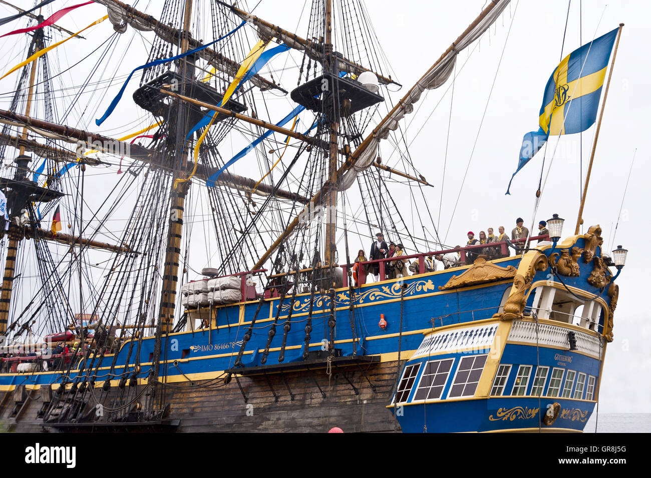 Old Swedish Sailing Ship Götheborg Stock Photo - Alamy