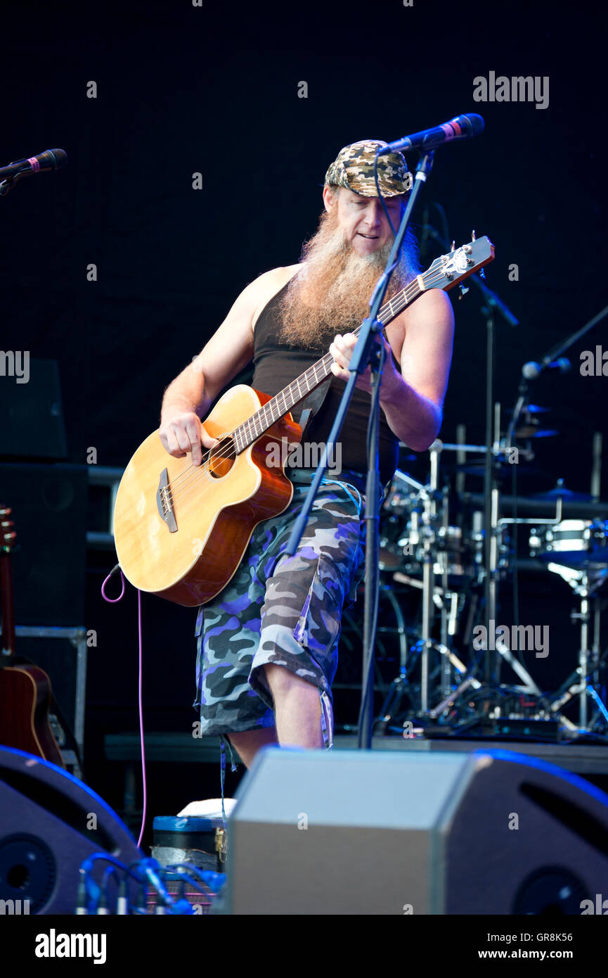Kiel, Germany, June 25, 2015 American Rockgrass-Band Hayseed Dixie Live ...