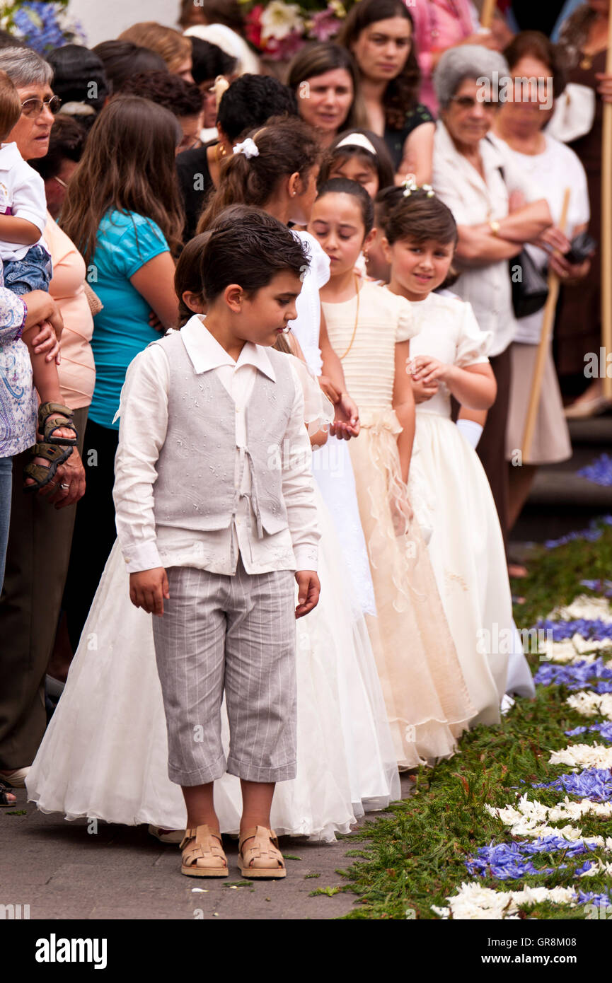 Procession In Santana On Madeira Stock Photo - Alamy