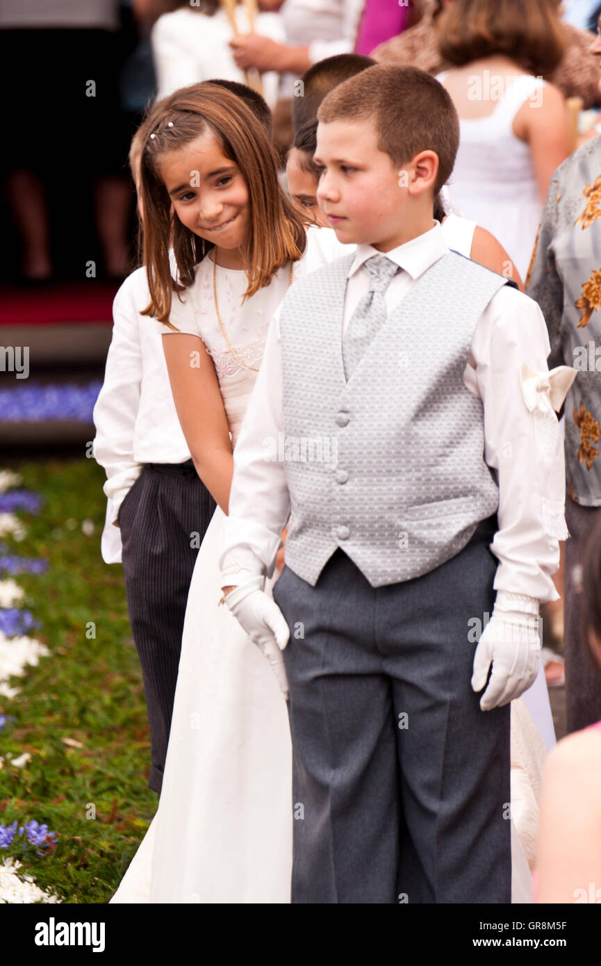Procession In Santana On Madeira Stock Photo - Alamy