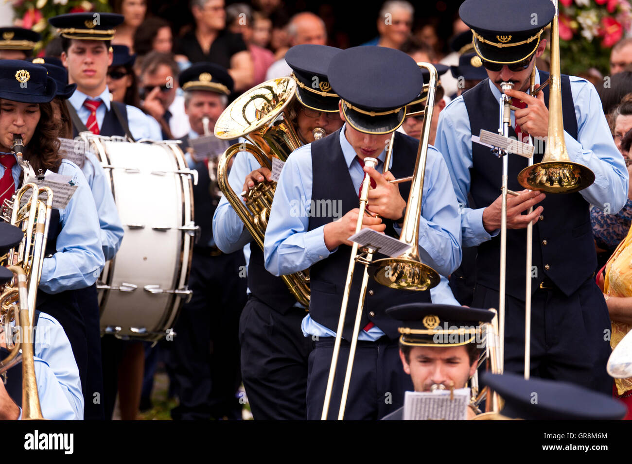 Procession In Santana On Madeira Stock Photo - Alamy