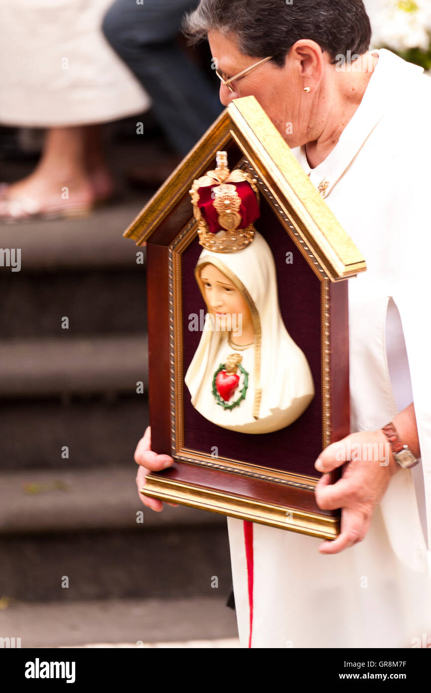 Procession In Santana On Madeira Stock Photo - Alamy